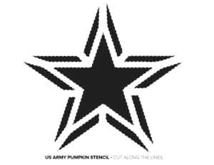 Halloween Printable Military Pumpkin Stencils - Sandboxx