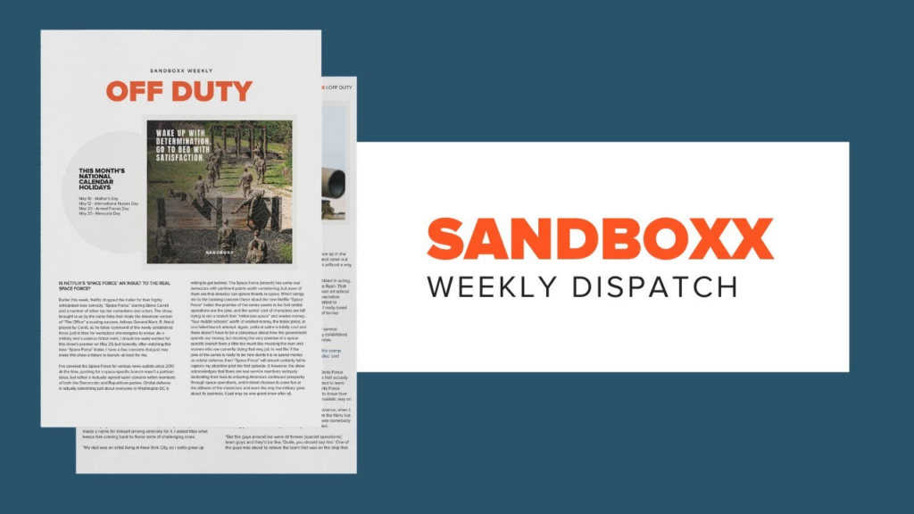 What is covered in Sandboxx News' weekly newsletter to recruits and ...