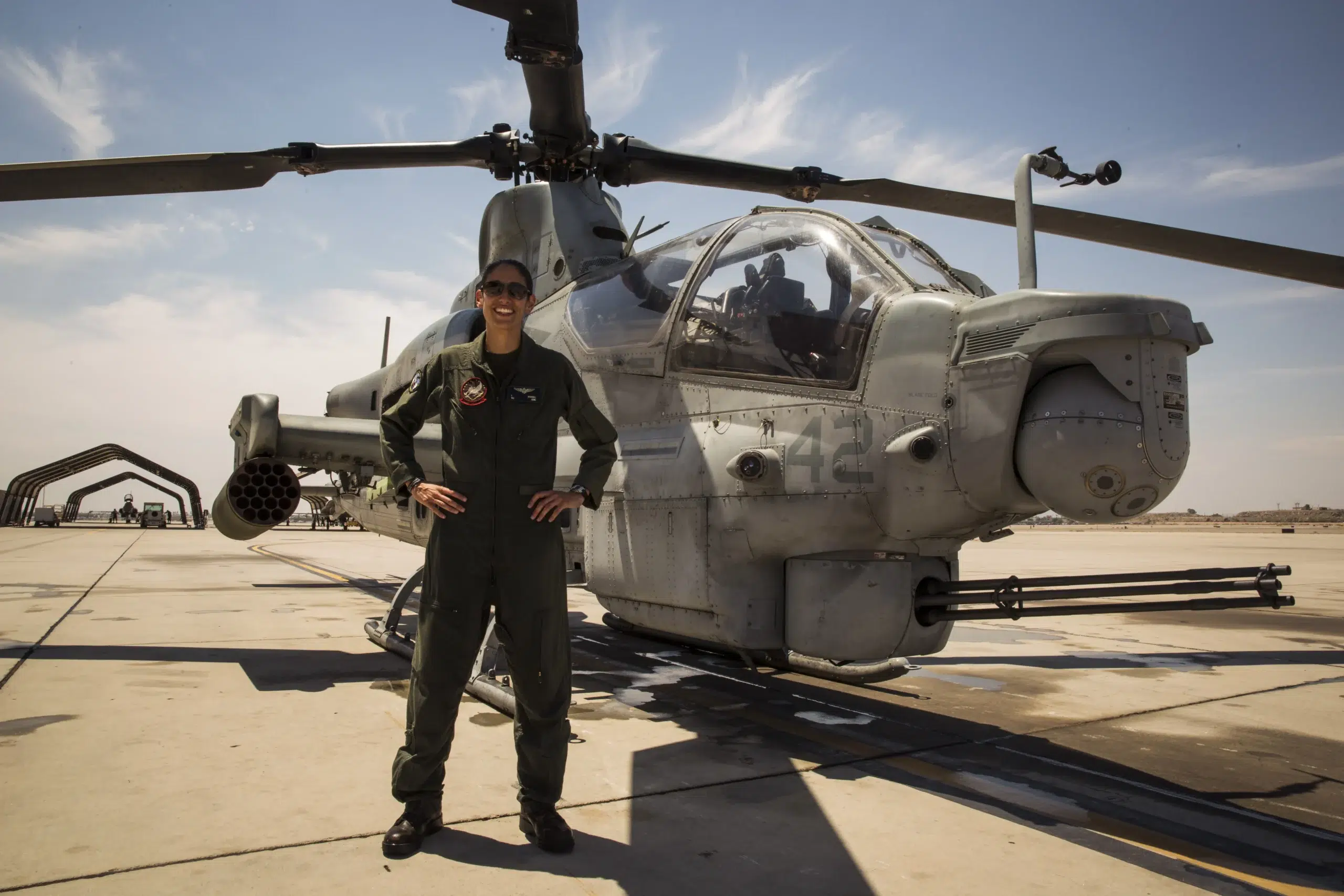 This former Marine Cobra pilot saw combat in Afghanistan. Now, she's ...
