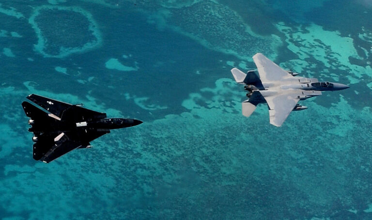 How F-14 and F-15 pilots trained to take down the legendary Blackbird ...