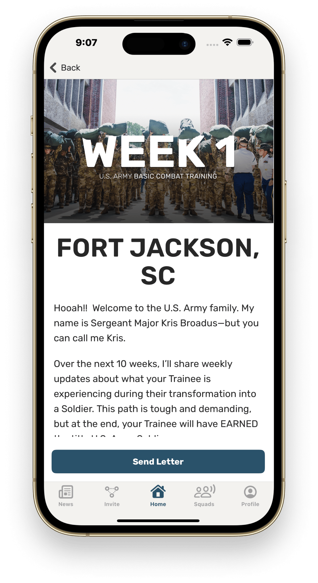 Sandboxx Letters - Sending Letters To Basic Training