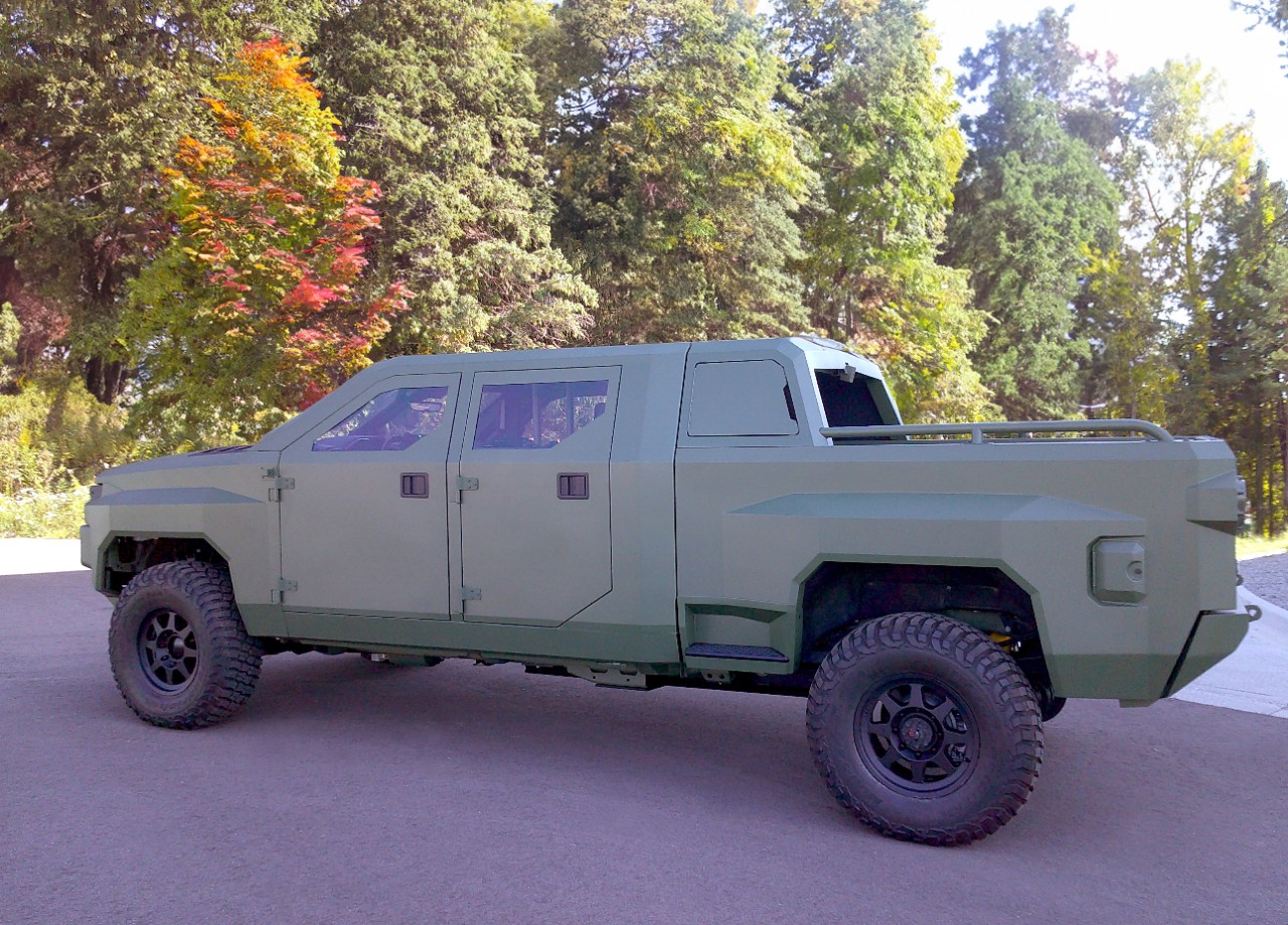 GM Defense hopes influencers will drive its new sci-fi-looking tactical ...