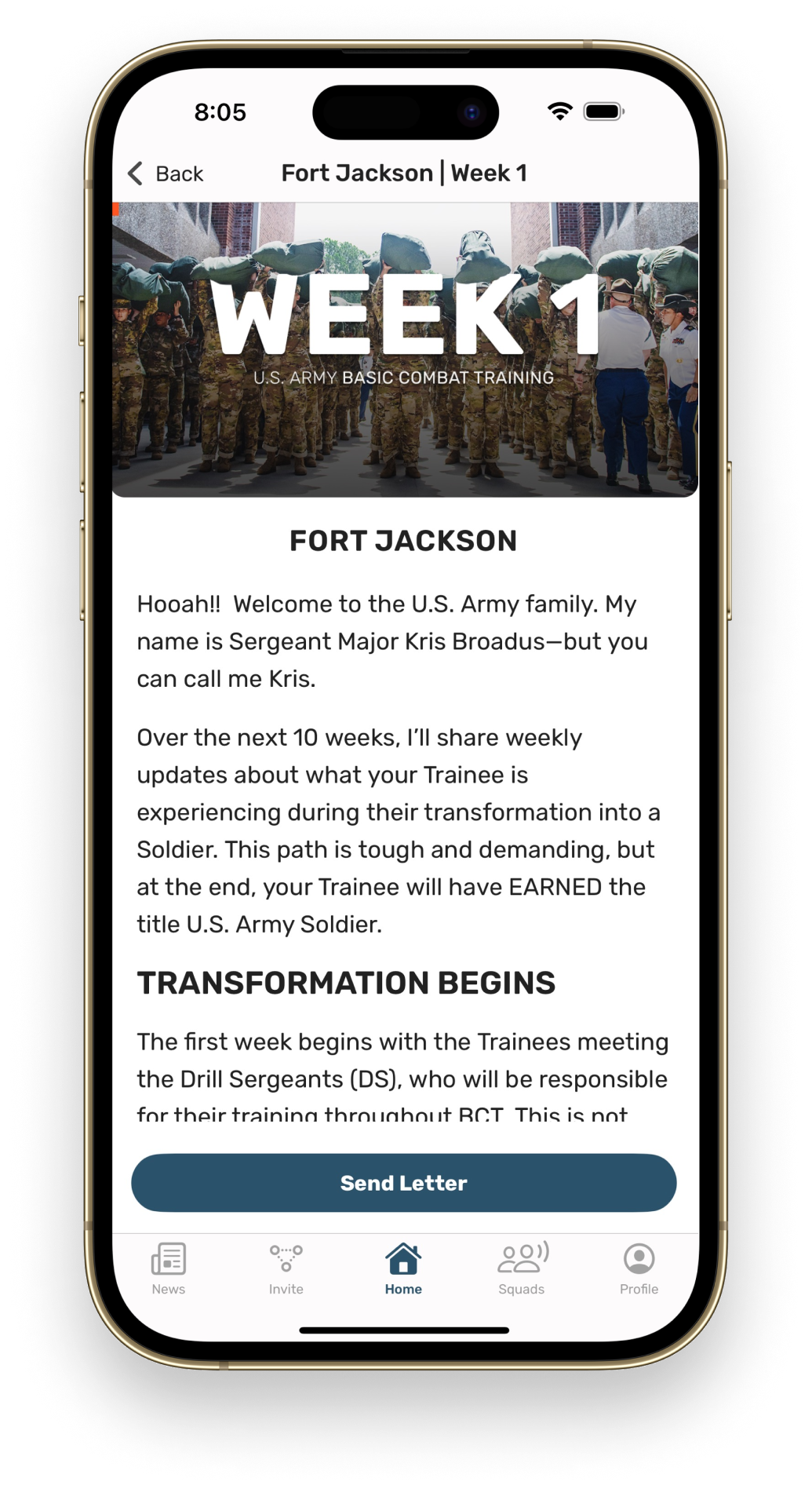 Sandboxx Letters - Sending Letters To Basic Training